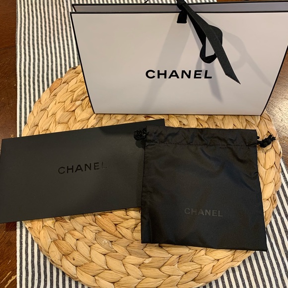 CHANEL | Other | Chanel Gift Bag With Pouch And Envelope | Poshmark